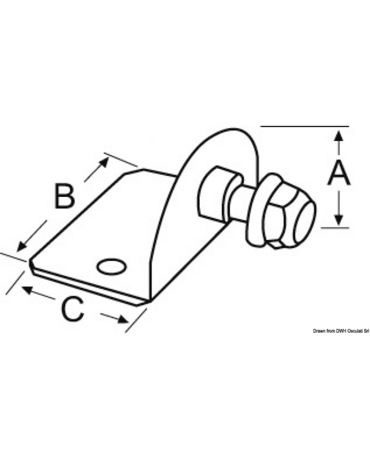 fixation pour vérin