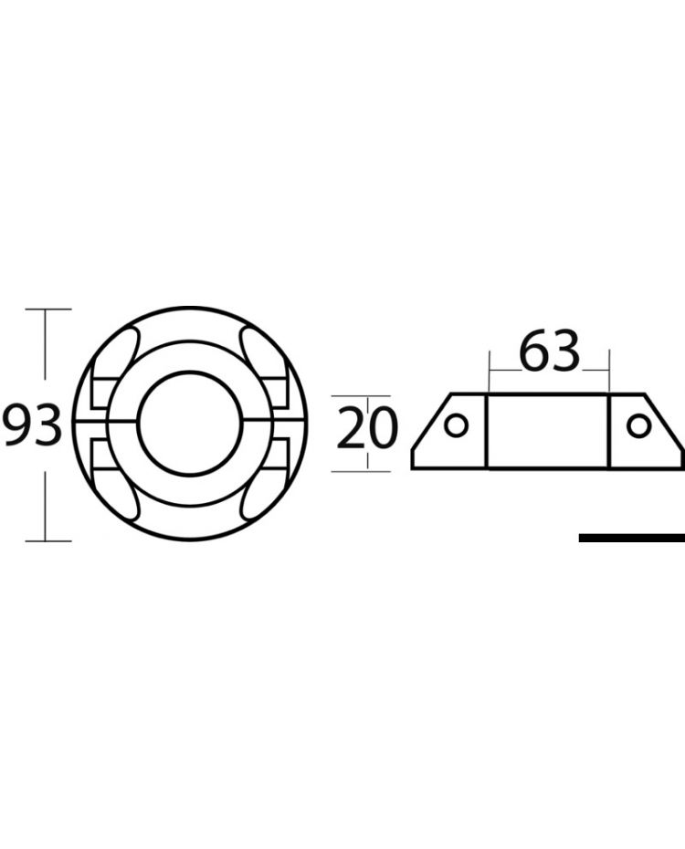 Anode collier Max Prop