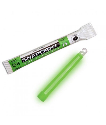 Baton lumineux Snaplight - vert - 12 heures